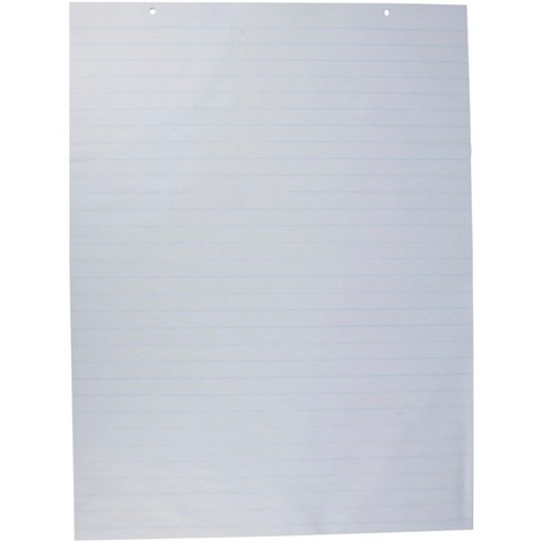 Two Hole Chart Paper 16 lb. 24 x 32 Inches White Pack of 100