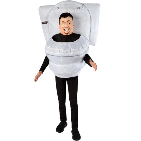 Rubies Skibidi Toilet Inflatable Boys Costume Top- One Size Fits Most ...