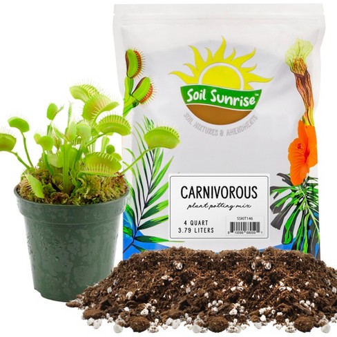 Soil Sunrise 4qt Carnivorous Plant Potting Soil Mix For Venus Fly Trap ...