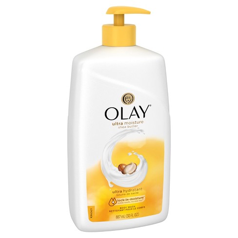 Olay Ultra Moisture With Shea Butter Body Wash Pump - 30oz : Target