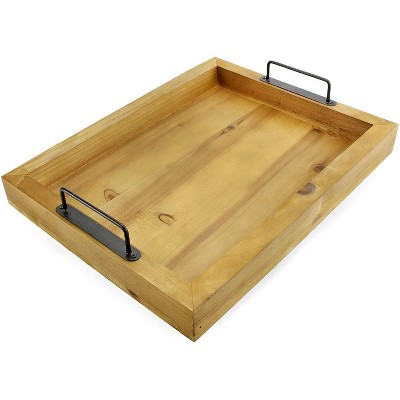 Auldhome Design- Wood Christmas Tree Shaped Trays, Black Set Of 2 : Target