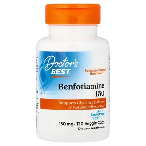 Doctor's Best Benfotiamine 150, 150 mg, 120 Veggie Caps : Target
