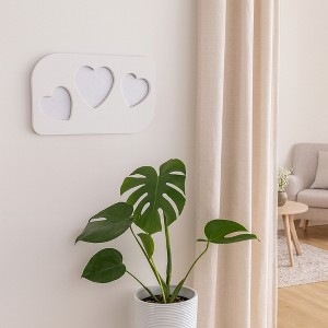 Modern Charming Heart Multi Photo Picture Frame - Decorative Wall and ...