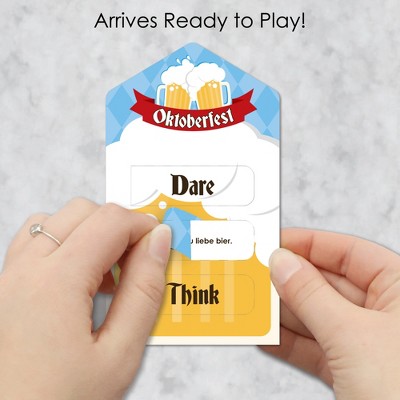 Big Dot Of Happiness Oktoberfest - Beer Festival Game Pickle Cards ...
