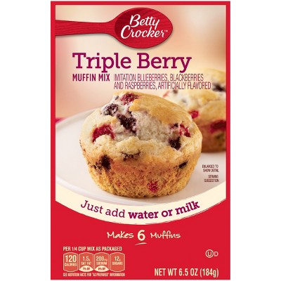 Betty Crocker Triple Berry Muffin Mix 6.5 oz – Target Inventory Checker ...