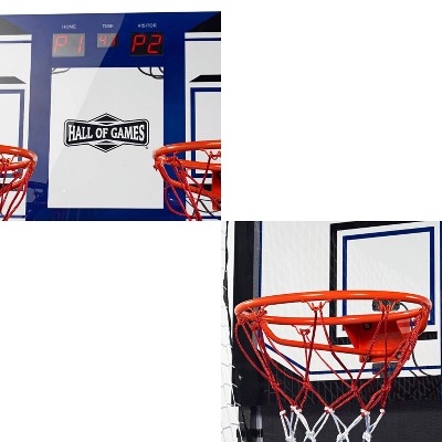 Hall Of Games Premium Arcade Cage Basketball Game : Target