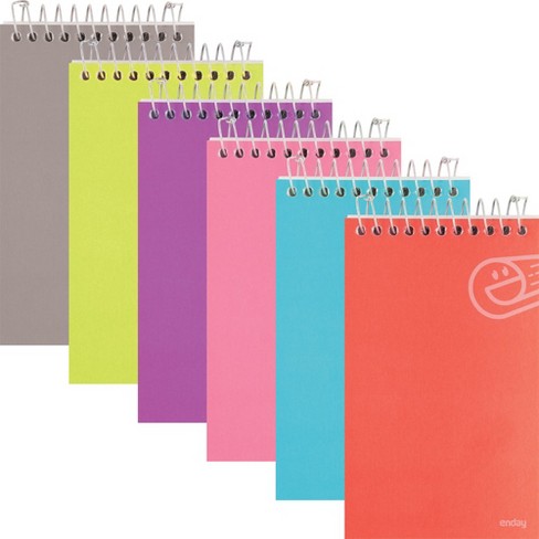 Enday Mini Spiral Pocket Notepads 3 X 5, 75 Sheets : Target