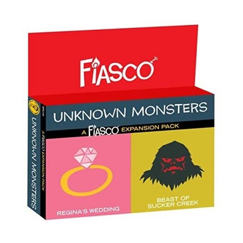 Fiasco Expansion Pack - Unknown Monsters Board Game : Target
