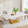 Tribesigns 63-inch Modern Dining Table For 4-6 People, Rectangular ...
