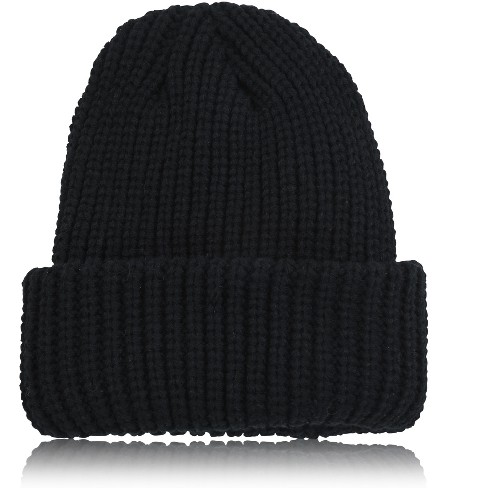 Heat Tec Super Warm Thermal Beanie Winter Hat In Black : Target