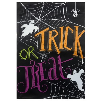 Northlight Spider Webs And Ghosts Trick Or Treat Halloween Outdoor ...