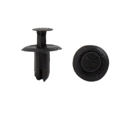 Unique Bargains 200 Pcs 6mm Hole Fasteners Bumper Push Pin Clips Rivets ...