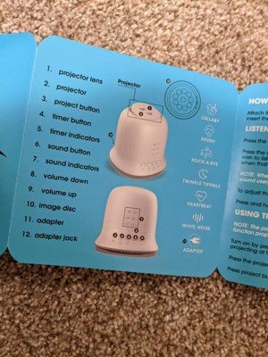 Homedics Baby Sound Machine And Sleep Soother With Projection Night ...