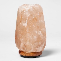 Small Natural Salt Lamp Pink - Q&a Himalayan Salt : Target