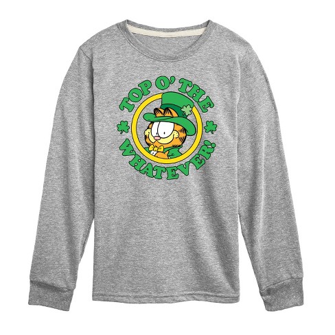 Garfield Top O The Whatever Long Sleeve Graphic T-shirt - Athletic ...