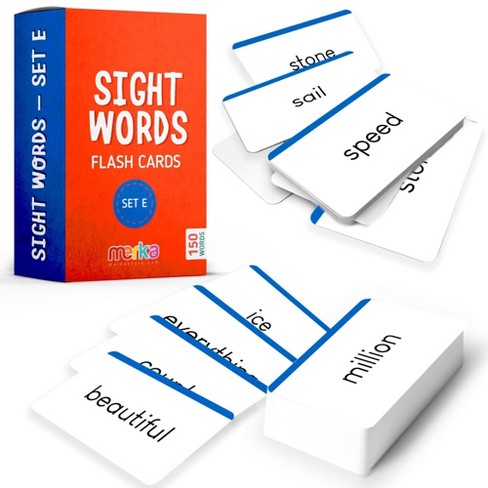 Merka Sight Words Flash Cards 1st Grade Learn To Read Reading Flash ...