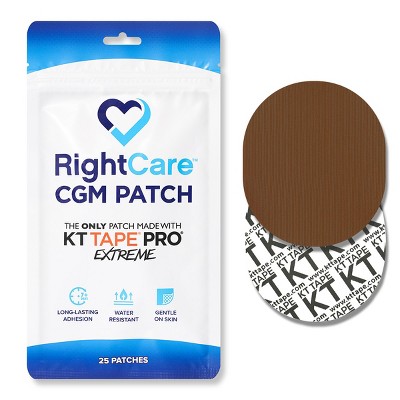 Rightcare Cgm Adhesive Synthetic Patch, Universal, Covered Oval ...