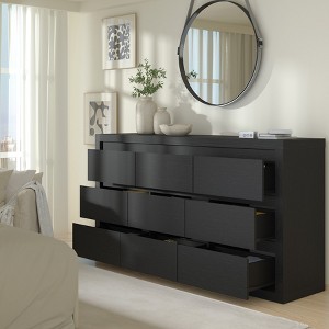 Modern 9 Drawer Dresser for Bedroom, Wide Chest of Drawers with Anti ...