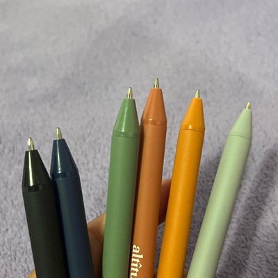 Altitude 6ct Ballpoint Retractable Pens Assorted Color Matte Finish ...