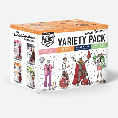 Two Pitchers Liquid Sunshine Variety Pack - 12pk/12 Fl Oz Cans : Target