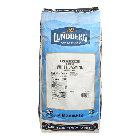 Lundberg American White Jasmine Rice - 25 Lb : Target