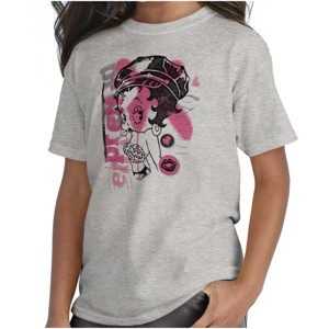 Betty Boop Pretty Punk Paint Splatter Girls Kids T Shirt Tees Licensed ...
