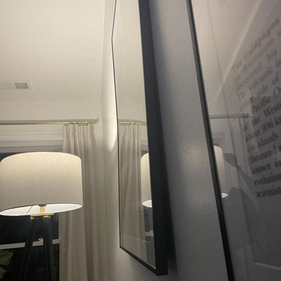 27" X 40" Matted To 24" X 36" Elevated Aluminum Poster Frame Black ...