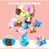 Joyfy 24 Packs Prefilled Easter Eggs with Plush Toy Set, Mini Stuffed ...