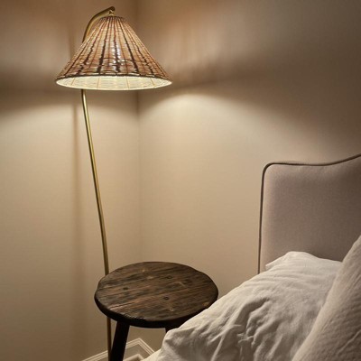 Gooseneck Floor Lamp With Natural Shade - Threshold™ : Target