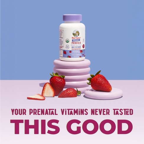 Maryruth's Prenatal Postnatal Multivitamin Gummies, Strawberry, Org, 60 ...