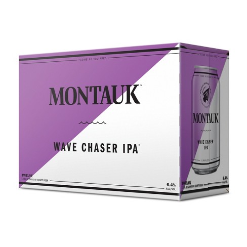 Montauk Wave Chaser Ipa Beer - 12pk/12 Fl Oz Cans : Target