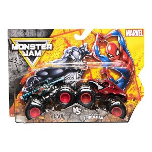 Monster Jam Marvel Series 4 Venom vs The Amazing Spider-Man Official 1: ...