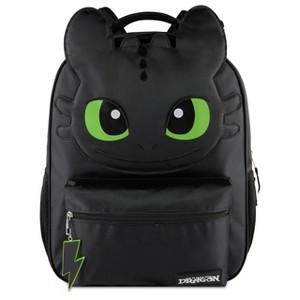How to Train Your Dragon Toothless Backpack, Black 16 Inch School Bag ...