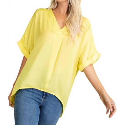 Women's V-neck High-low Top - Glam S : Target