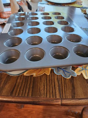 24ct Nonstick Aluminized Steel Mini Muffin Baking Pan - Figmint™ : Target