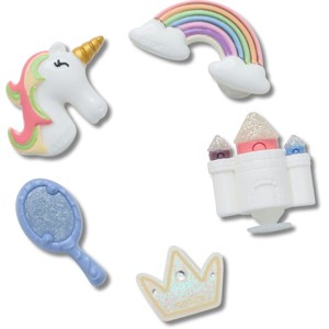 Crocs Jibbitz Pretty Princess 5 Pack Shoe Charms 5-Pack : Target