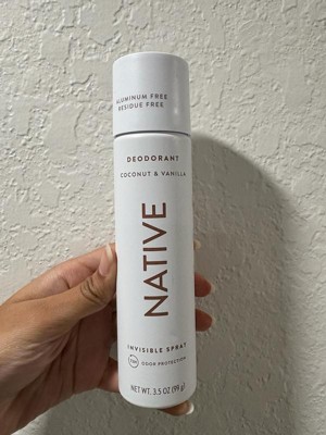 Native Spray Deodorant for Women & Men - Coconut & Vanilla - Aluminum ...