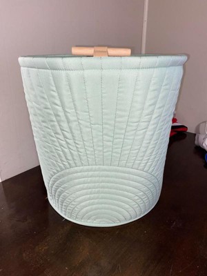 Large Quilted Kids' Storage Basket Teal Green - Pillowfort™ : Target