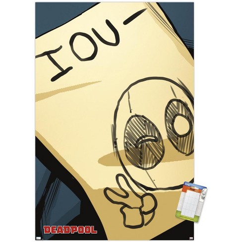 Trends International Marvel Comics Deadpool - Iou Unframed Wall Poster ...