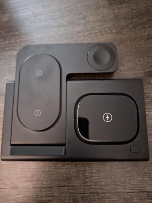 Just Wireless 3-in-1 Portable Wireless Charger - Black : Target