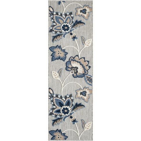 Nourison Aloha Floral Farmhouse Outdoor Rug : Target