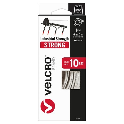 Velcro 4'x2" Industrial Strength Roll Black : Target