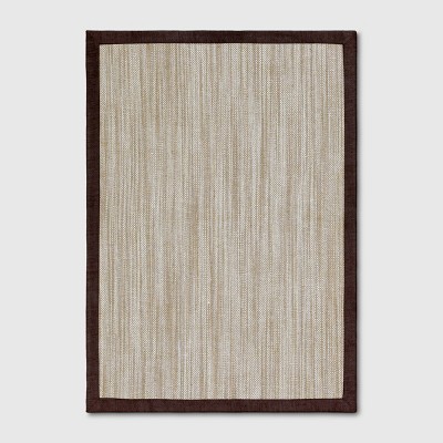 Solid Woven Border Rug - Threshold™ : Target
