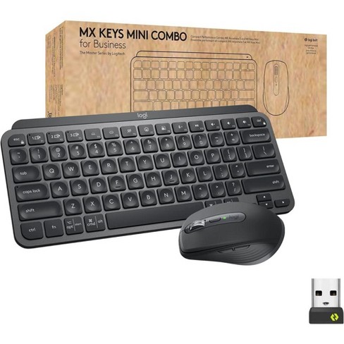 Logitech Mx Keys Mini Combo For Business , Compact, Wireless Keyboard ...