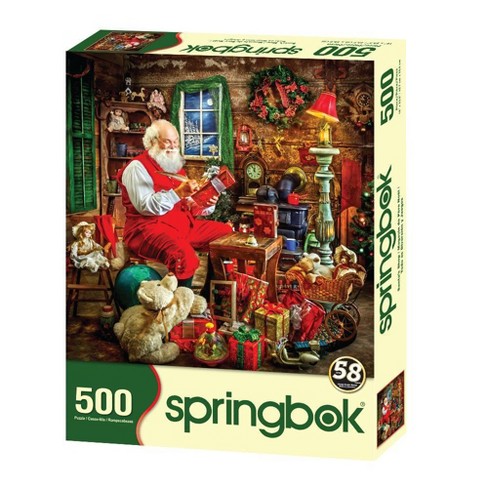 Springbok Santa's Shop Jigsaw Puzzle - 500pc : Target