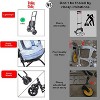 Dbest Trolley Dolly Rover, 4 Wheeled Push Folding Utility Cart Hand ...