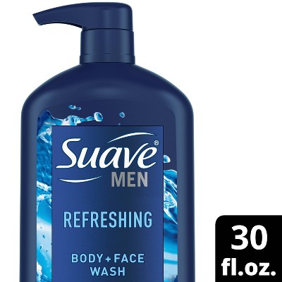 Suave Men 3-in-1 Pump Shampoo + Conditioner + Body Wash - Citrus Rush ...