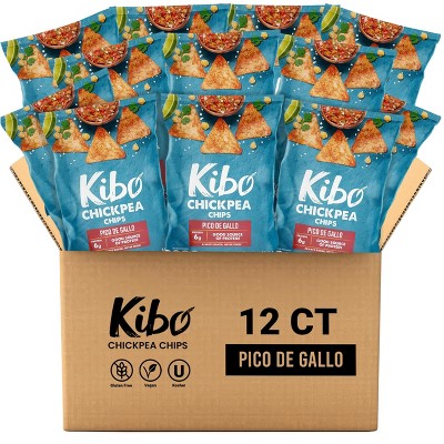 Kibo Chickpea Chips, Pico De Gallo - 1 Oz. Bag (pack Of 12) : Target