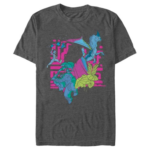 Men's Raya And The Last Dragon Colorful Characters In Action T-shirt ...