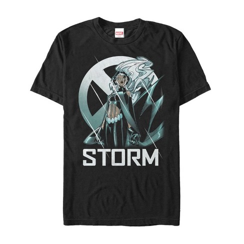 Men's Marvel X-men Storm Logo T-shirt - Black - Large : Target